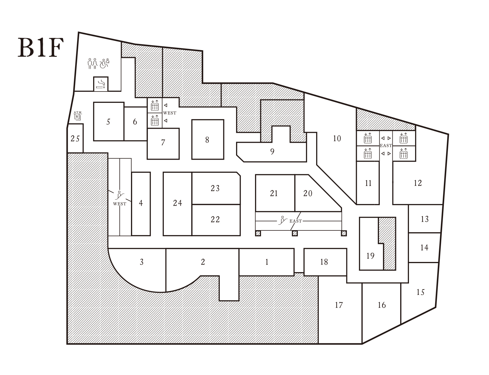 フロアガイド(B1F) | 渋谷PARCO(パルコ)